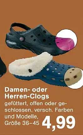 Herren- Oder Damen-Gartenclogs Angebot bei Thomas Philipps ...