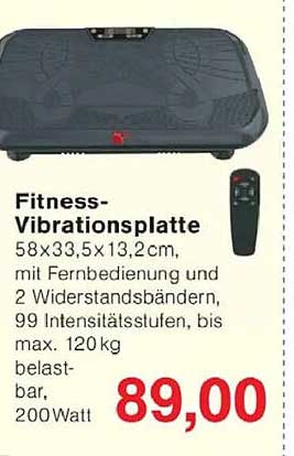 Fitness-Vibrationsplatte 58X33,5X13,2Cm, Mit Fernbedienung Und 2 ...