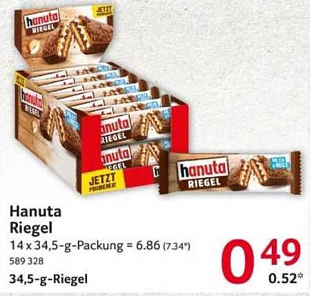 Hanuta, Hanuta Riegel Oder Hanuta Minis Angebot bei Selgros ...