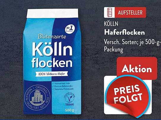 Kölln Haferflocken Angebot bei CAP Markt - ProspektGuru.de