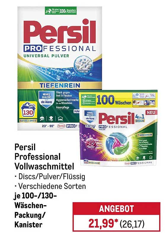 Verwunderlich Persil 130 Wschen Angebot Ebenbild