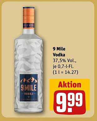 9 Mile Vodka Angebot bei REWE Center