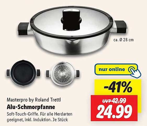 Alu-Schmorpfanne Angebot bei Lidl - ProspektGuru.de