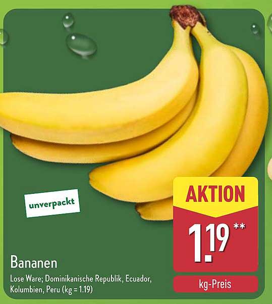 Bananen Angebot bei Aldi Nord - ProspektGuru.de