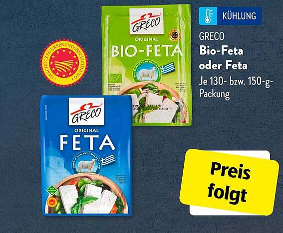 Bio-Feta Oder Feta Angebot bei Aldi Süd