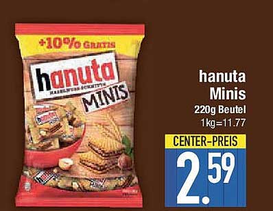 Hanuta Minis Angebot bei E-Center - ProspektGuru.de