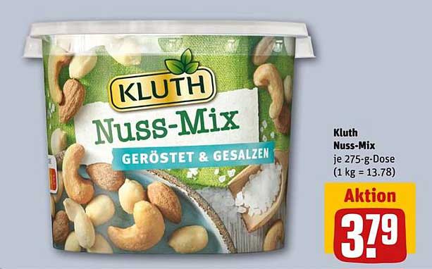 Kluth Nuss-Mix Angebot bei REWE Center