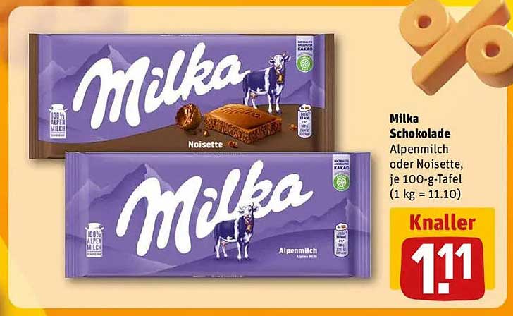 Milka Schokolade Angebot bei REWE Kaufpark