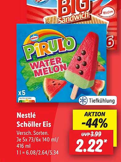 Nestlé Schöller Eis Angebot bei Lidl - ProspektGuru.de