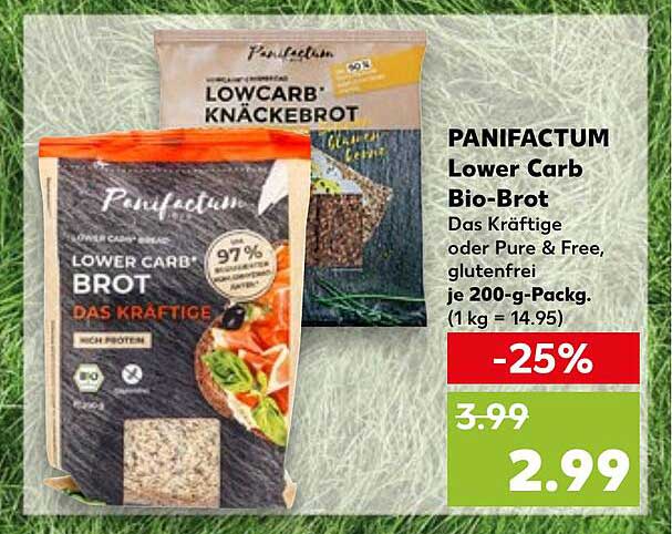 Panifactum Lower Carb Bio-Brot Angebot bei Kaufland - ProspektGuru.de