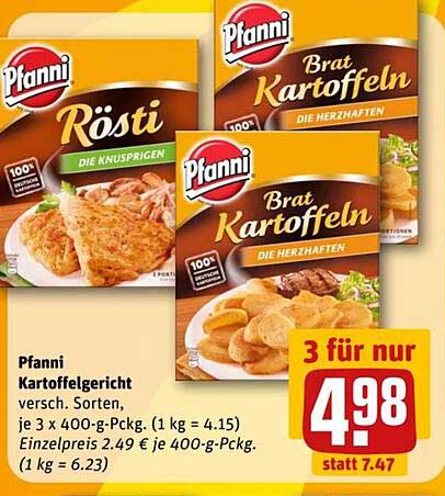 Pfanni Kartoffelgericht Angebot bei REWE Center