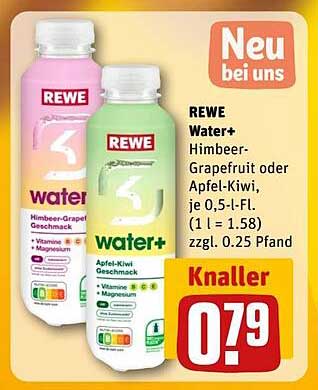 Rewe Water+ Angebot bei REWE Center