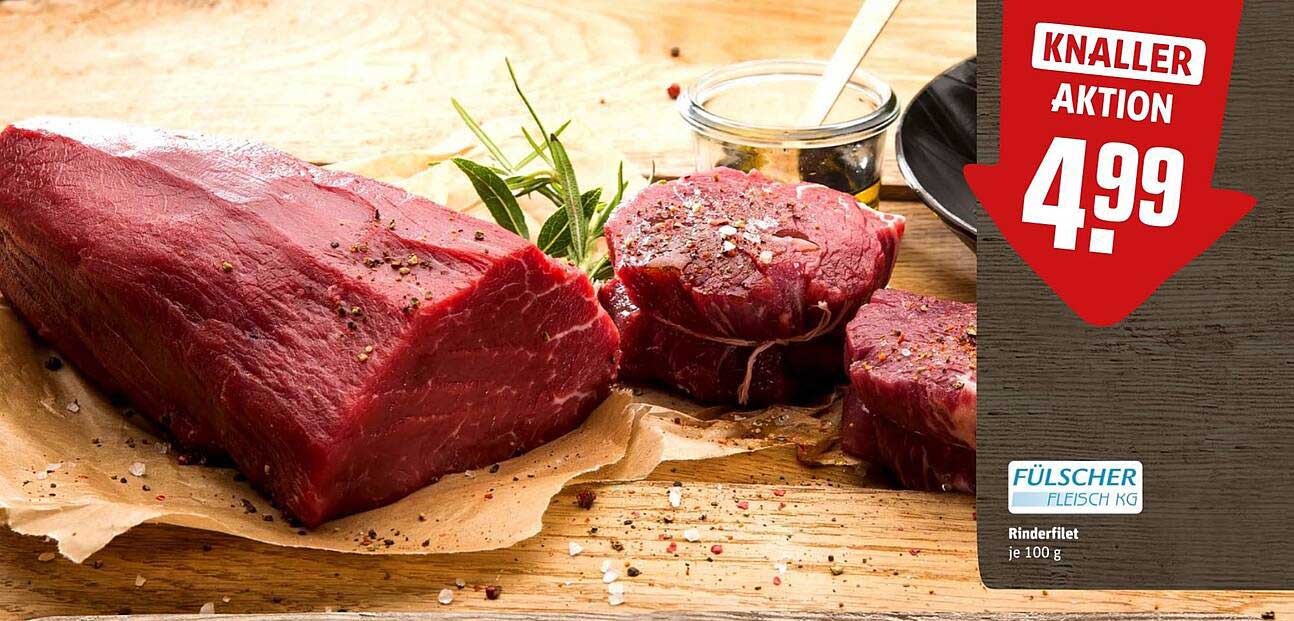 Rinderfilet Angebot bei REWE Center