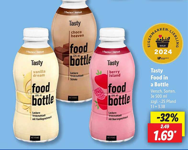 Tasty Food In A Bottle Angebot bei Lidl