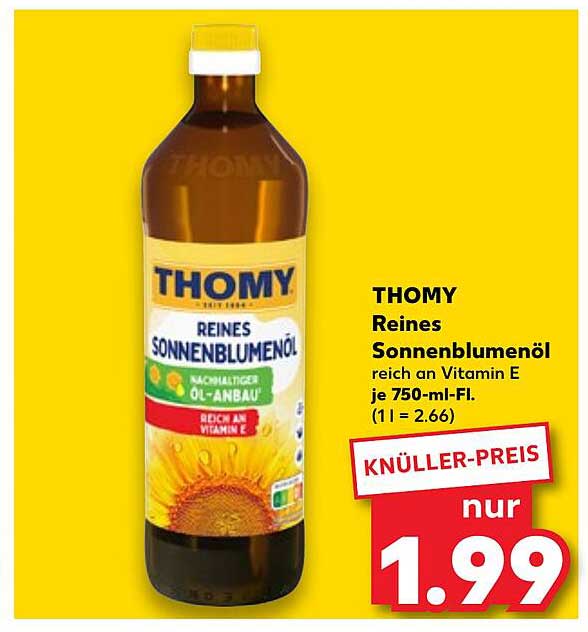 Stilvolle Thomy Sonnenblumenãl Angebot Fotos