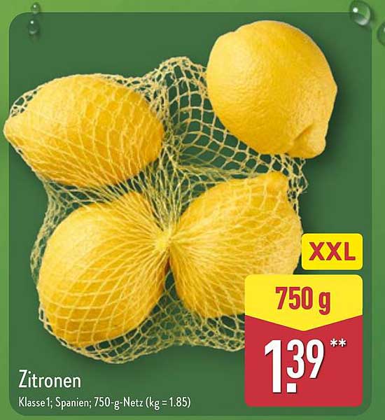 Zitronen Angebot bei Aldi Nord - ProspektGuru.de
