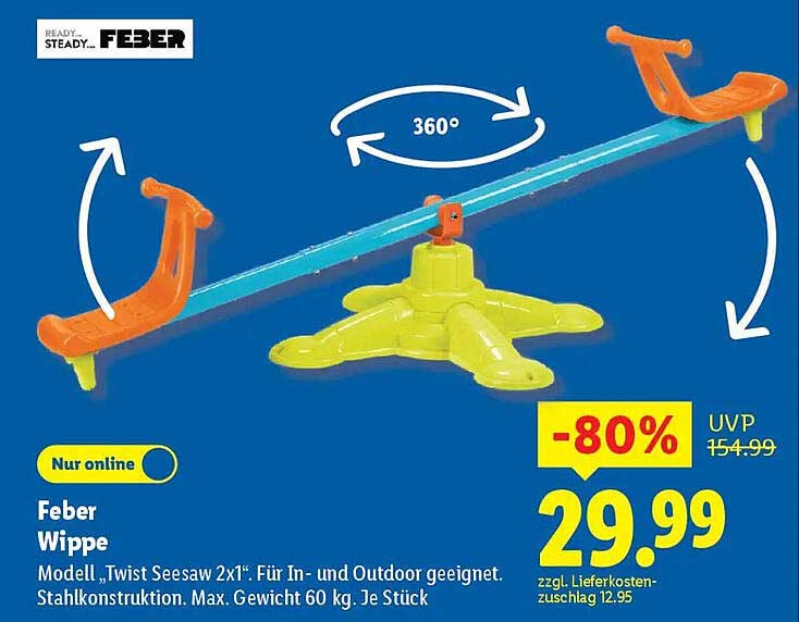 Feber Wippe Angebot bei Lidl - ProspektGuru.de