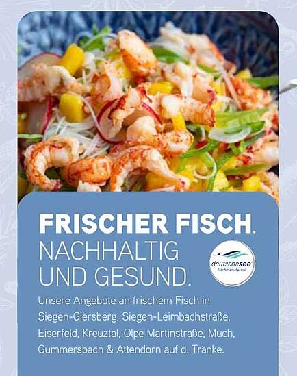 Frischer Fisch. Nachhaltig Und Gesund. Angebot bei Dornseifer ...