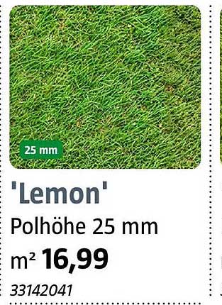 'Lemon' Polhöhe 25 Mm M² Angebot bei Bauhaus - ProspektGuru.de