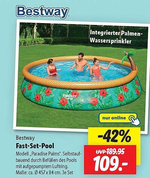 Bestway Fast-Set-Pool Angebot bei Lidl