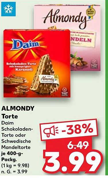 Almondy Torte Angebot bei Kaufland