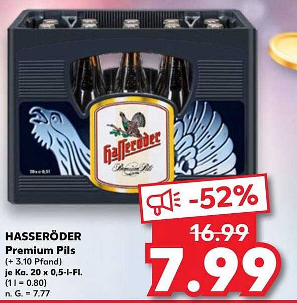 Hasseröder Premium Pils Angebot bei Kaufland