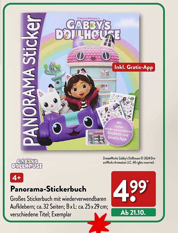Panorama-Stickerbuch Angebot bei Aldi Nord - ProspektGuru.de