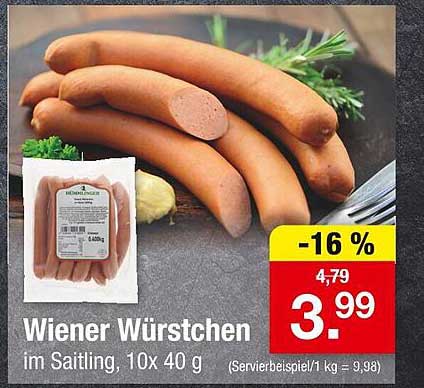 Wiener Würstchen Angebot bei Zimmermann - ProspektGuru.de
