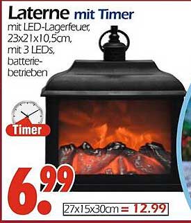 Laterne Mit Timer Angebot bei Wreesmann - ProspektGuru.de