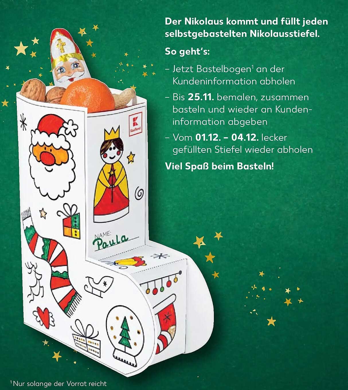 Edeka Nikolausstiefel 2023