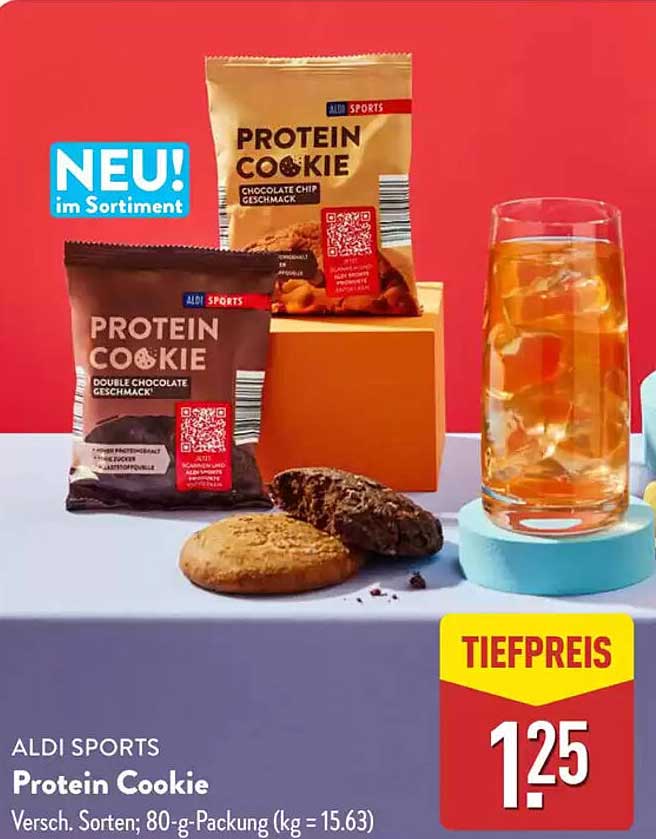 Aldi Sports Protein Cookie Angebot bei Aldi Nord
