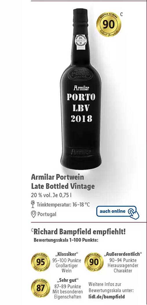 Armilar Porto Lbv 2018 Angebot bei Lidl