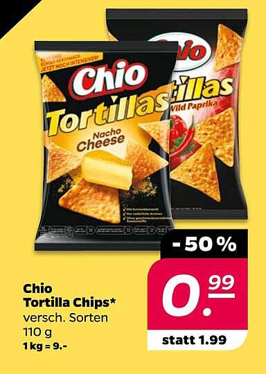 Chio Tortilla Chips* Angebot bei NETTO