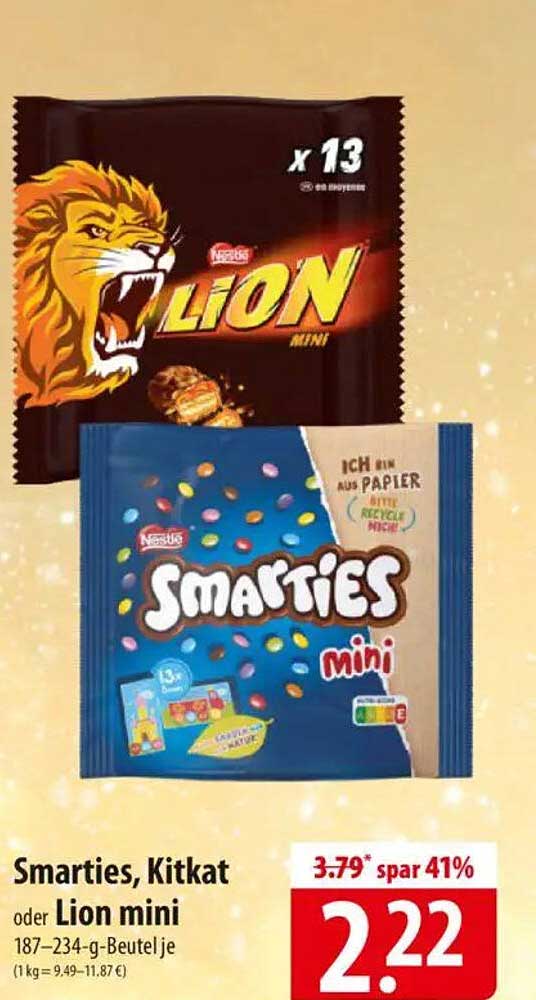 Lion Mini Angebot bei Famila Nord Ost