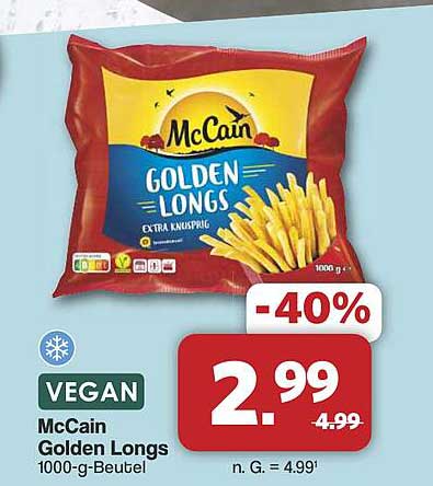 Mccain Golden Longs 1000-G-Beutel Angebot bei Famila Nord West ...