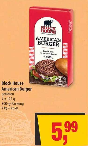 Block House American Burger Angebot bei Markant