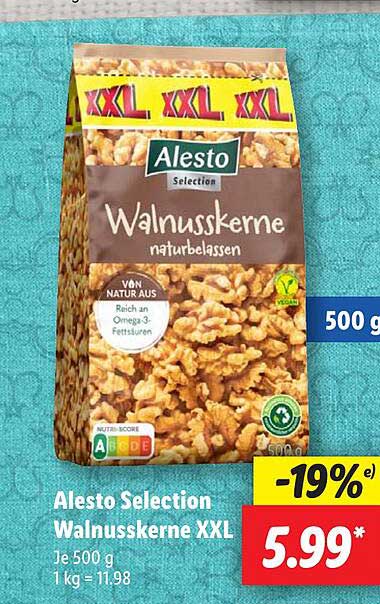 Alesto Selection Walnusskerne Xxl Angebot bei Lidl