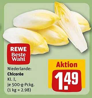Chicorée Angebot bei REWE Center - ProspektGuru.de
