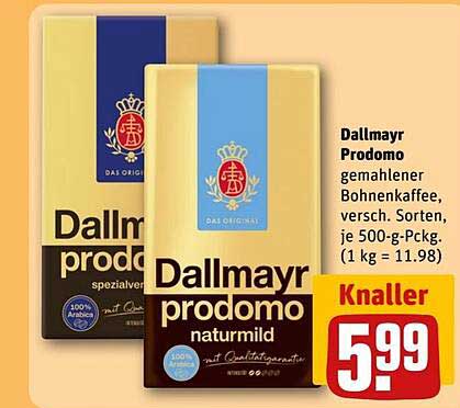 Dallmayr Prodomo Angebot bei REWE Center