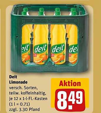 Deit Limonade Angebot bei REWE Center