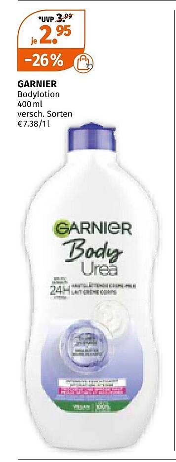 Garnier Body Urea Angebot bei Müller - ProspektGuru.de