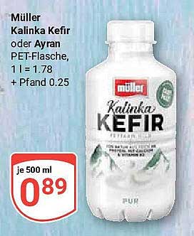 Müller Kalinka Kefir Oder Ayran Angebot bei Globus