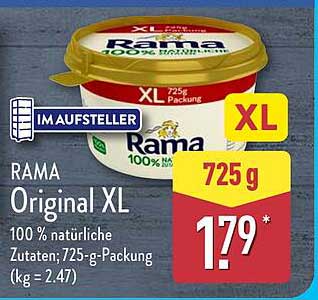 Rama Original Xl Angebot bei Aldi Nord - ProspektGuru.de