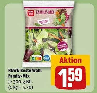 Rewe Beste Wahl Family-Mix Angebot bei REWE