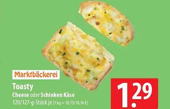 Toasty Cheese Oder Schinken Käse Angebot bei Famila Nord West ...