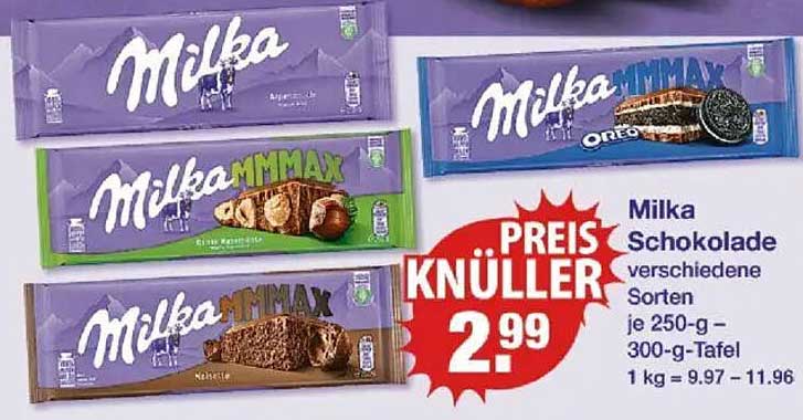 Alle Milka Angebote ansehen – Jetzt bis zu 70 % Rabatt!
