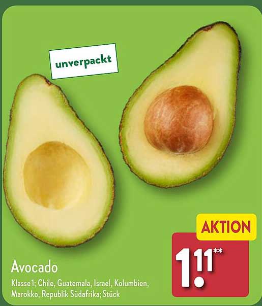 Avocado Angebot bei Aldi Nord