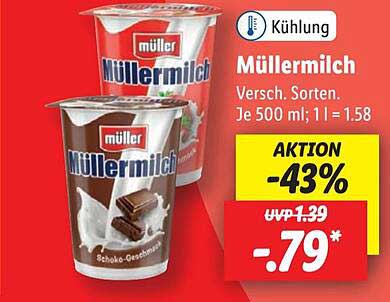 Müllermilch Angebot bei Lidl