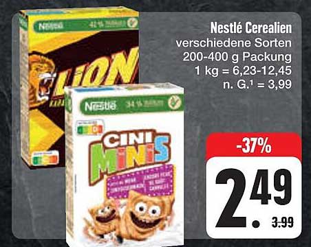 Nestlé Cerealien Angebot bei E-Center - ProspektGuru.de
