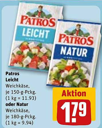 Patros Leicht Angebot bei REWE Center